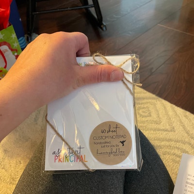 School Principal Notepad, Personalized School Principal Notepad, Gift ...