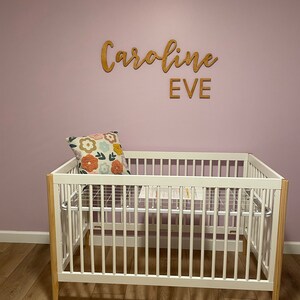 Custom Wood Name Sign for Nursery or Kids Room First & - Etsy