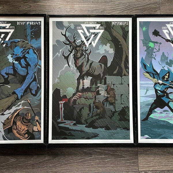 Valheim Fan Art Poster - Black Forest Biome - Etsy