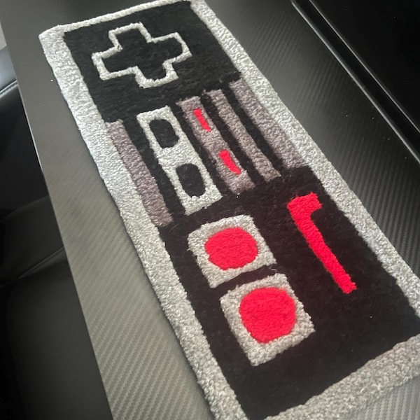 Tufted Mario Super Star Rug, Wall-hanging, PRE-ORDER Custom Carpet ...