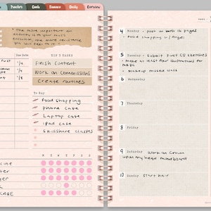 Homeschool Digital Planner in Pastels, Learning at Home Digital Planner ...