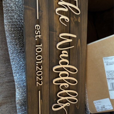 First Name Sign Wedding Gift Girlfriend Gift Boyfriend - Etsy