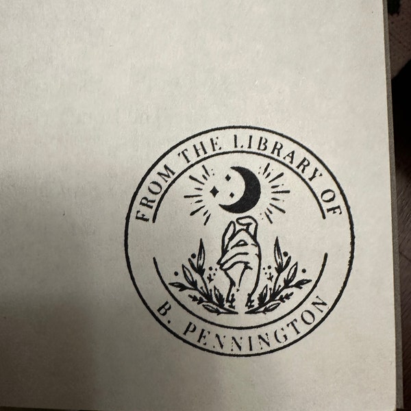 MAGIC & CELESTIAL Library of Stamp or Embosser, Custom Library Stamp ...