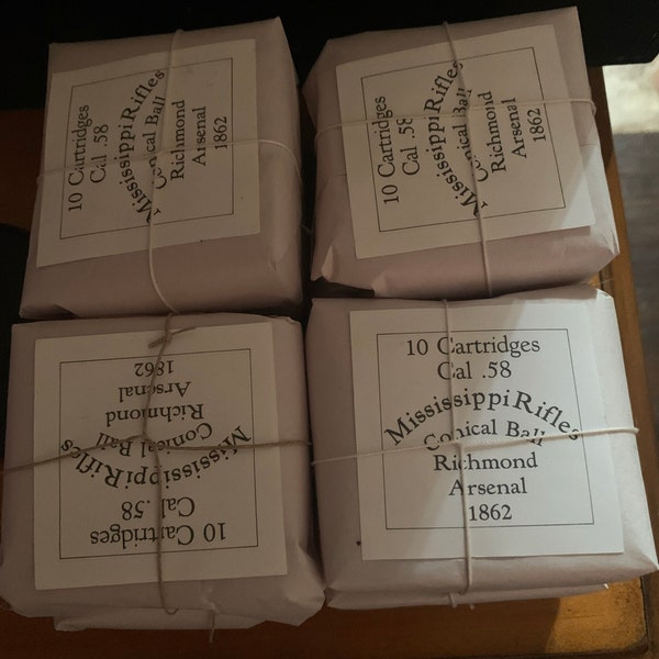 36 Cal. Cartridge Box Labels (20) - Etsy