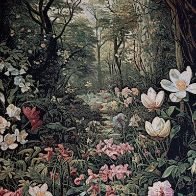 Dark Floral Cottagecore Rug Bohemian Aesthetic Living Room Home Decor ...