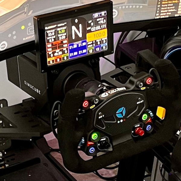 KGL Sim Racing Pc Magnetic Dashboard (KGL-DDU4-M, KGL-DDU5-M or Kgl-ddu ...