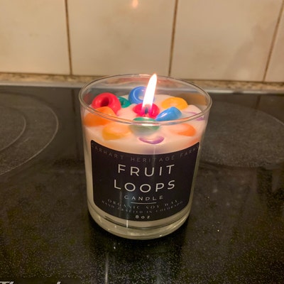 Fruit Loops Dessert Candle - Etsy