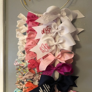 Personalized Hair Bows Monogrammed Hair Bow Southern Fancy - Etsy