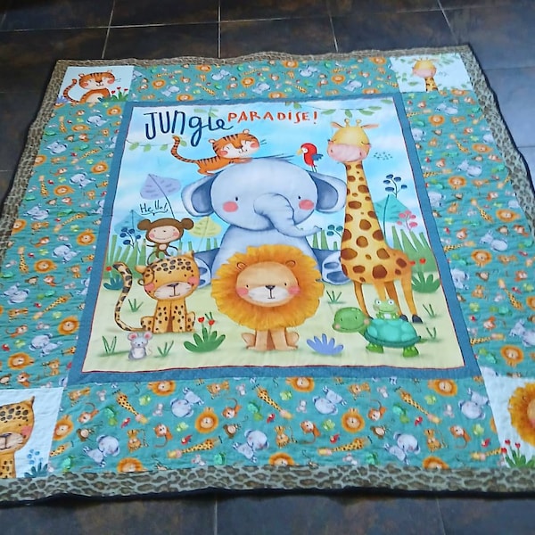 Jungle Friends Animals From in the Beginning Fabrics by Jason Yenter ...