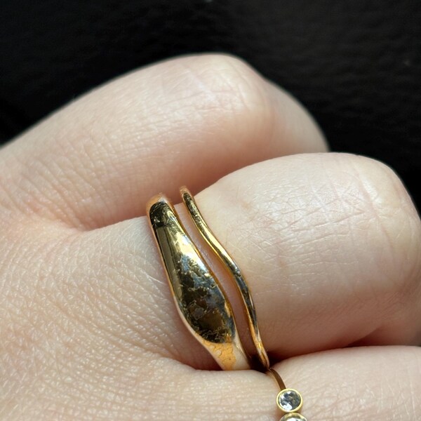 Set of 2: Duo Form Rings by Caitlyn Minimalist • Minimalist Style ...