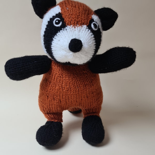 Red Panda Knitting Pattern PDF - Etsy
