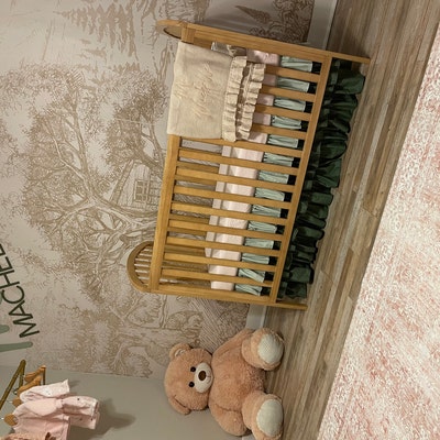 Diaper Stacker Hanger Style Diaper Stacker in Gray Damask With Lavender ...