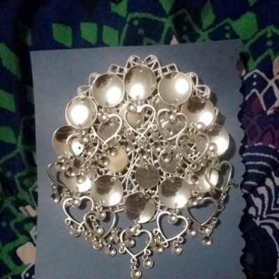 Synnove Sami Risku Style Norwegian Solje Silver Plated Filigree Bunad ...