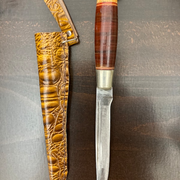 Vintage Lapinleuku Puukko Knife Janne Marttiini Rovaniemi Lapland ...