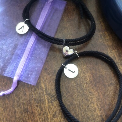 Couples Magnetic Bracelets Matching Bracelets Connecting - Etsy