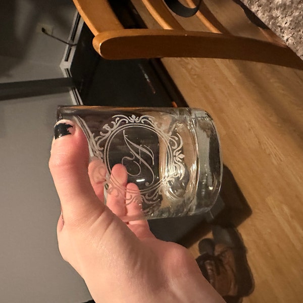 The Dogfather Whiskey Glass, Custom Engraved Bourbon Glass, Engraved ...