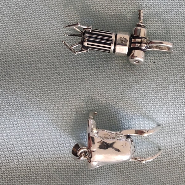 E Symbol Sterling Silver and Diamond Necklace Ecco2k Drain Gang Bladee ...