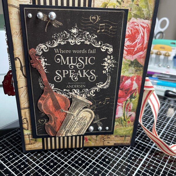 Warm Wishes Holiday ATC Mini Album DIY Graphic 45 Christmas Album Kit ...