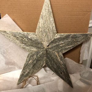 Tree Topper 12 1/2 Inch. Made From Reclaimed Weathered Cape Cod Fence ...