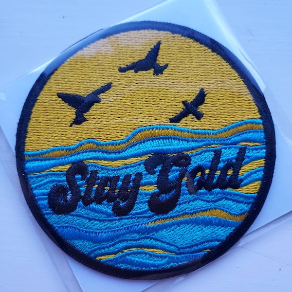 Stay Gold- Iron on Patch - Etsy