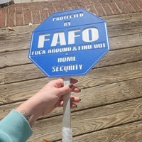 FAFO Home Security Sign - Etsy