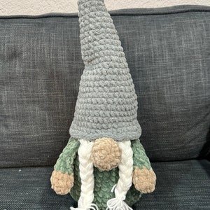 PATTERN: Plush Gnome Pattern Amigurumi Chunky Gnome Pattern Crocheted ...