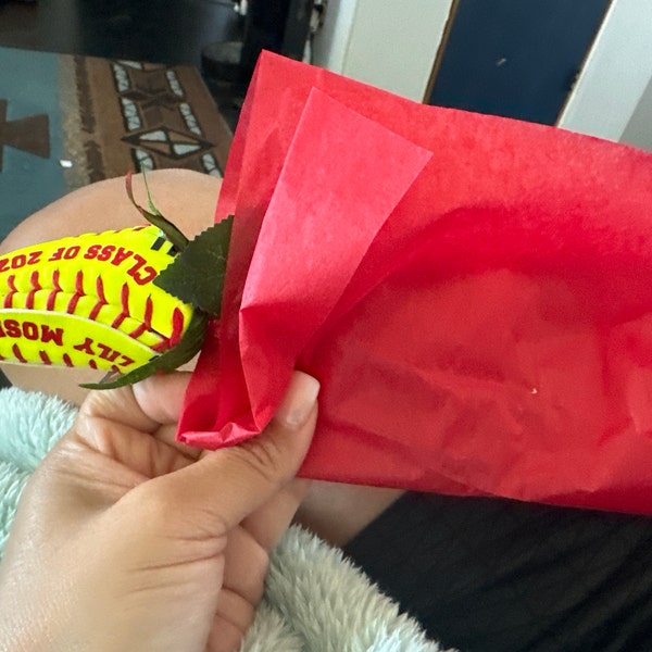 Softball Roses Arrangement | Softball Flowers Bouquet | Softball Gifts ...