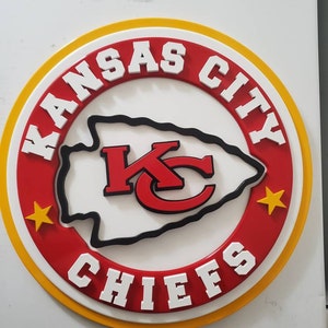 Kansas City Chiefs Wooden Sign - Etsy
