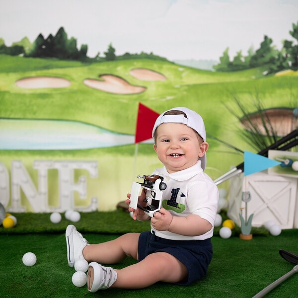 Golf Greens - Printed Photography Backdrop - Golf Backdrop - Golf Party ...