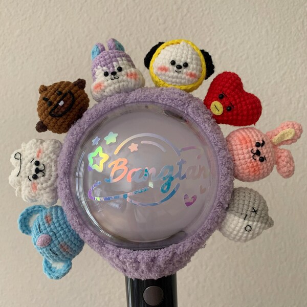 BTS OT7 Crochet Armybomb Cover | BTS Concert Deco Merch | Jungkook BT21 ...