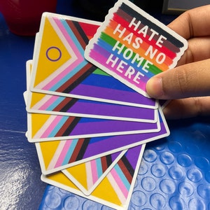 Intersex Inclusive Progress Pride Flag / Pride Flag Stickers ...