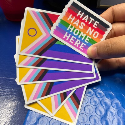 Intersex Inclusive Progress Pride Flag / Pride Flag Stickers ...