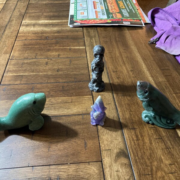 Gorgeous Amethyst Hand Carved Lion Crystal Cluster Sculpture, Proud and ...