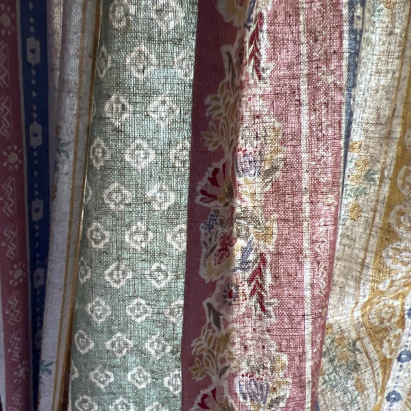 Elegant Damask Patterned Linen Curtains Ornate Baroque Floral Design ...