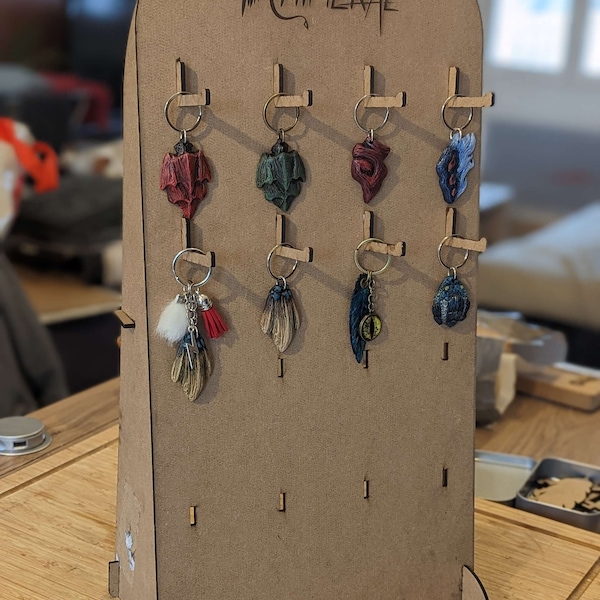 Buy Earring Display Stand, Laser Cut File, Two Different Size, Earring ...