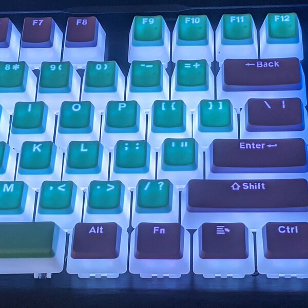 PBT Pudding Keycaps Build Your Own Keycaps DIY Keycaps Set ANSI Layout ...