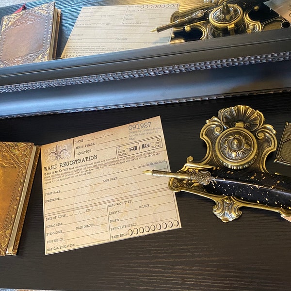 Wand Permit, Wand Registration Certificate, Magic Wand Permit - Etsy Canada