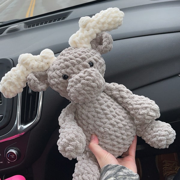 Pattern: Monty the Moose Crochet Stuffie (PDF Pattern) - Etsy