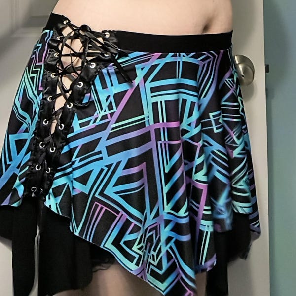 Pixie Skirt and Top Sewing Pattern: Rave Dress (printable PDF) - Etsy