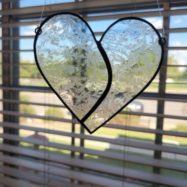 Heart Lace Stained Glass - Etsy