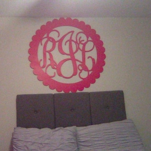 Painted Wooden Monogram Wooden Initials Wedding Gift - Etsy