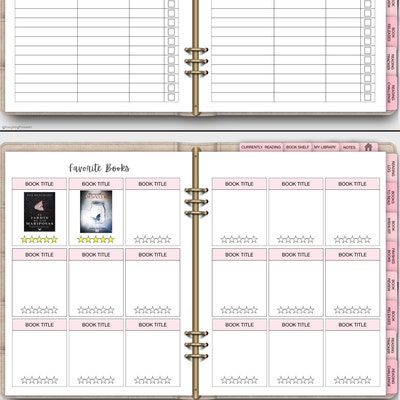 Daily Weekly Monthly Planner Printable Classic HP Digital Big Happy ...