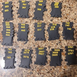 DMC Variegated Set 4000-4523 Pre-numbered Embroidery Floss Drops 84 ...