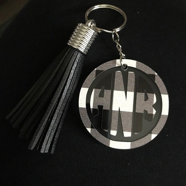 Monogram Keychain, Monogram Keychains, Monogram Key Chain, Monogram Key ...
