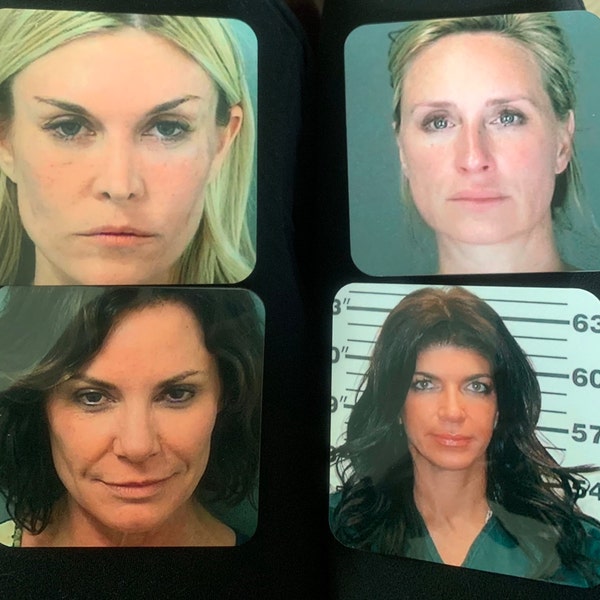 Real Housewives Mugshot Coaster Set of 4 - Etsy