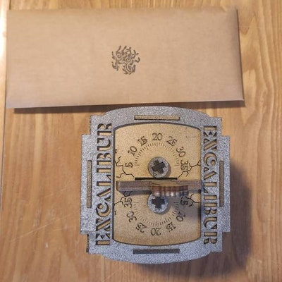 Excalibur: Sword in the Stone Escape Room & Puzzle Box - Etsy