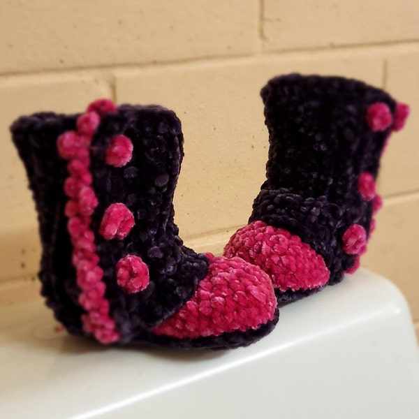 Crochet Pattern #112 Baby Wrap Boot - Instant Download - PDF L - Etsy