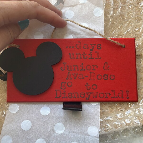 Personalised Disney Countdown - Etsy UK
