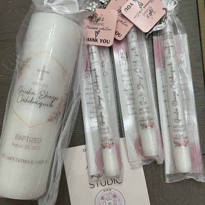 First Holy Communion Taper Candles Personalized Ceremony Candle, First ...