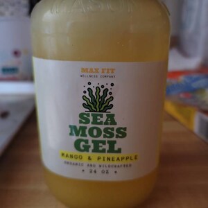 Organic Pure Sea Moss Gel Wildcrafted Irish Seaweed Moss - Etsy